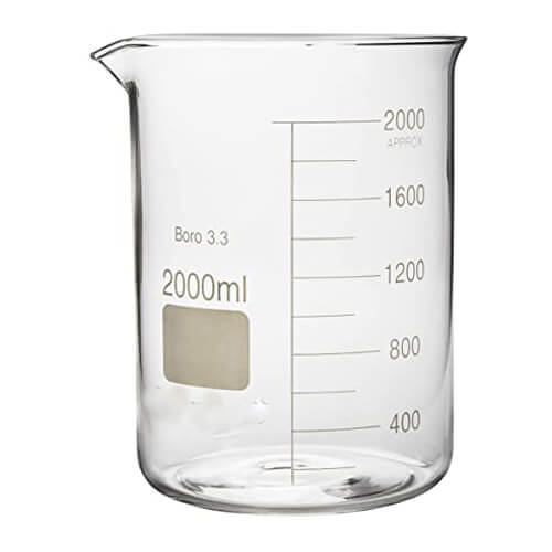Glass Beaker 2000ml China - Bukhari Scientific and Surgical Co.